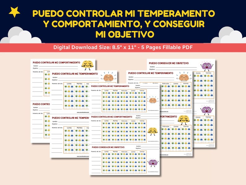 Spanish Anger Worksheet for Kids-teens - Puedo Controlar Mi ...
