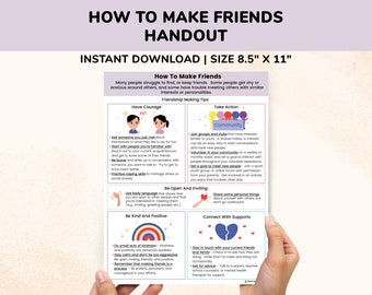 Girl Scout Make New Friends Coloring Page - Etsy