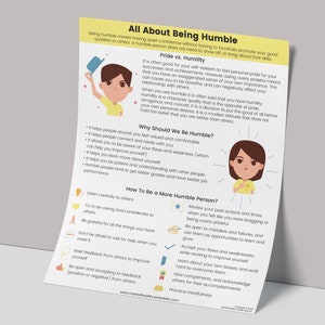 Humble Humlity Character Education for Kids Teens, Coping Skills ...