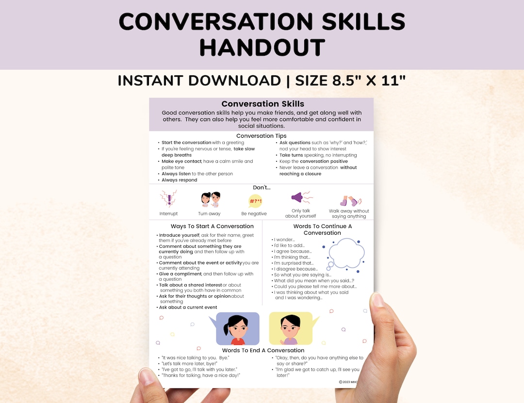 Conversation Skills for Kids & Teens-communication Social Skills ...