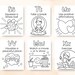 Coping Skills Alphabet Printable Coloring Pages Book Kids Teens Boys ...