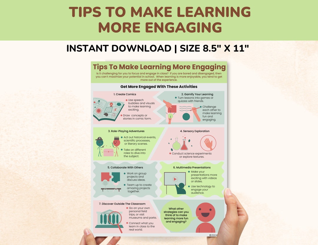 Tips to Make Learning More Engaging Classroom School Ideas-add ADHD ...