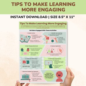 Tips to Make Learning More Engaging Classroom School Ideas-add ADHD ...