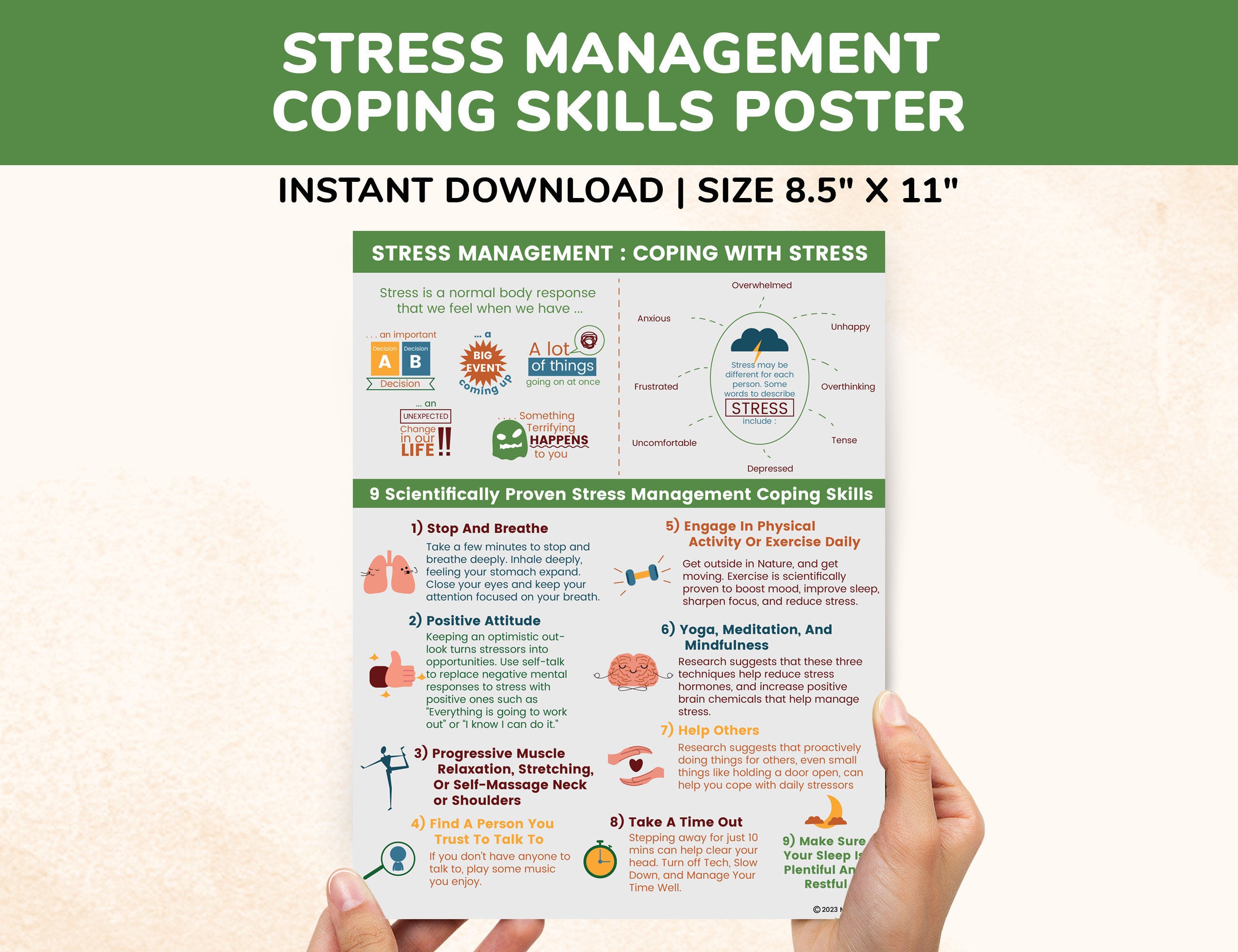 Stress Management Poster