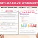 DBT IMPROVE the Moment Worksheets 2-pages-distress Tolerance Skills ...