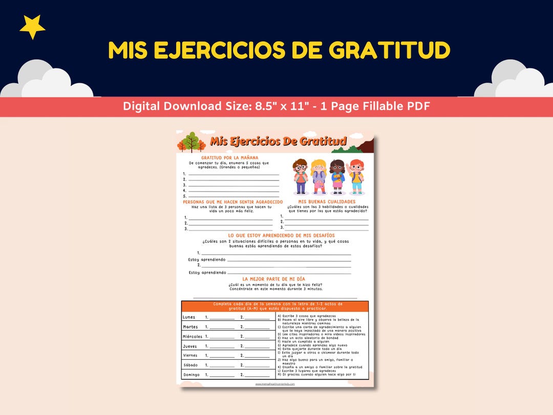 Spanish Trauma/ptsd Worksheet for Kids-teens - Mis Ejercicios De ...