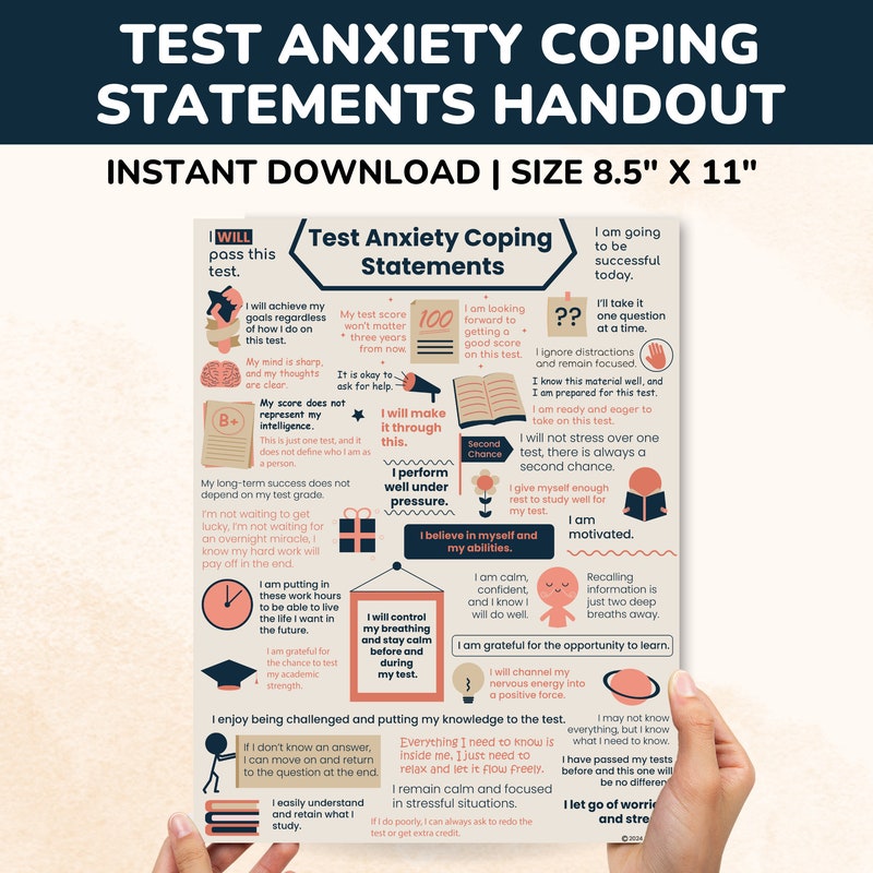 Adult Test Anxiety - Etsy