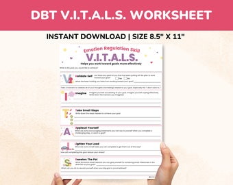 DBT Problem Solving Worksheet Fillable Pdf-emotion Regulation Skills ...