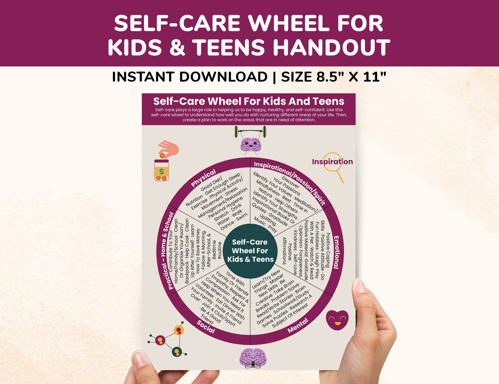 Self-esteem Coping Skills for Kids & Teens Bundle-self Confidence ...