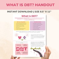 ACCEPTS Distress Tolerance DBT Skill Handout - Etsy