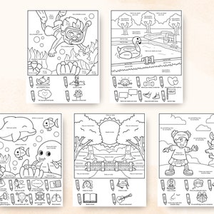 Summer Coloring Pages for Kids-color by Coping Skills Coloring Book ...