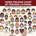 Feelings Chart for Kids and Teens-extra Large 67 Feelings & Emotions ...