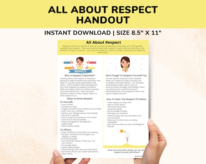 Respect Acrostic Poem Poster Set | Classroom Decor | Fun | Printables ...