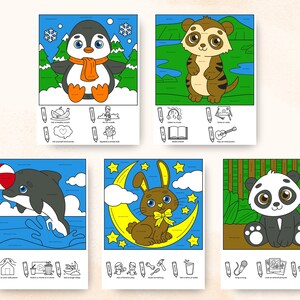 Color by Coping Skills Coloring Pages Book Printable for Kids Digital ...