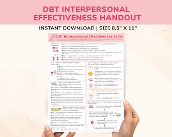 Interpersonal Effectiveness DBT Skills Bundle - Etsy