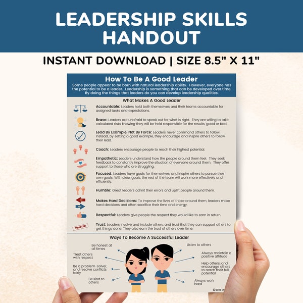 Leadership Poster - Etsy