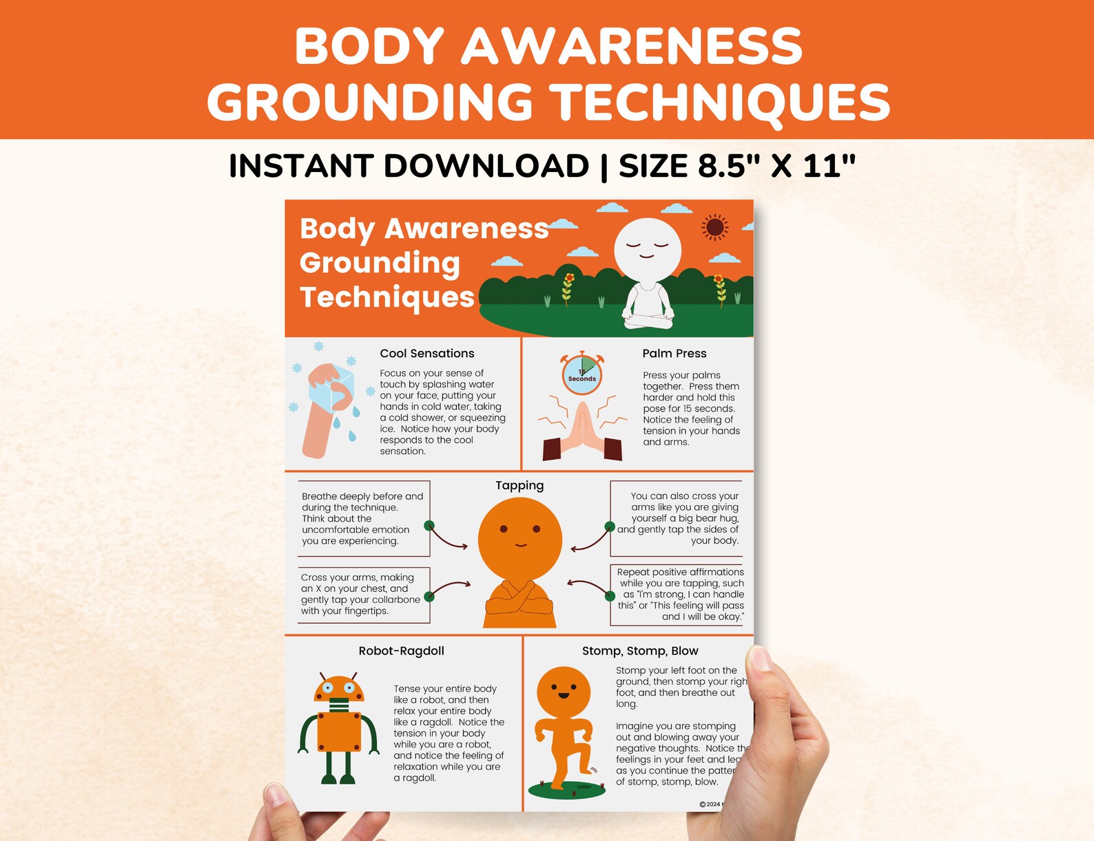 Grounding Techniques for Kids - Body Awareness Grounding Exercises ...