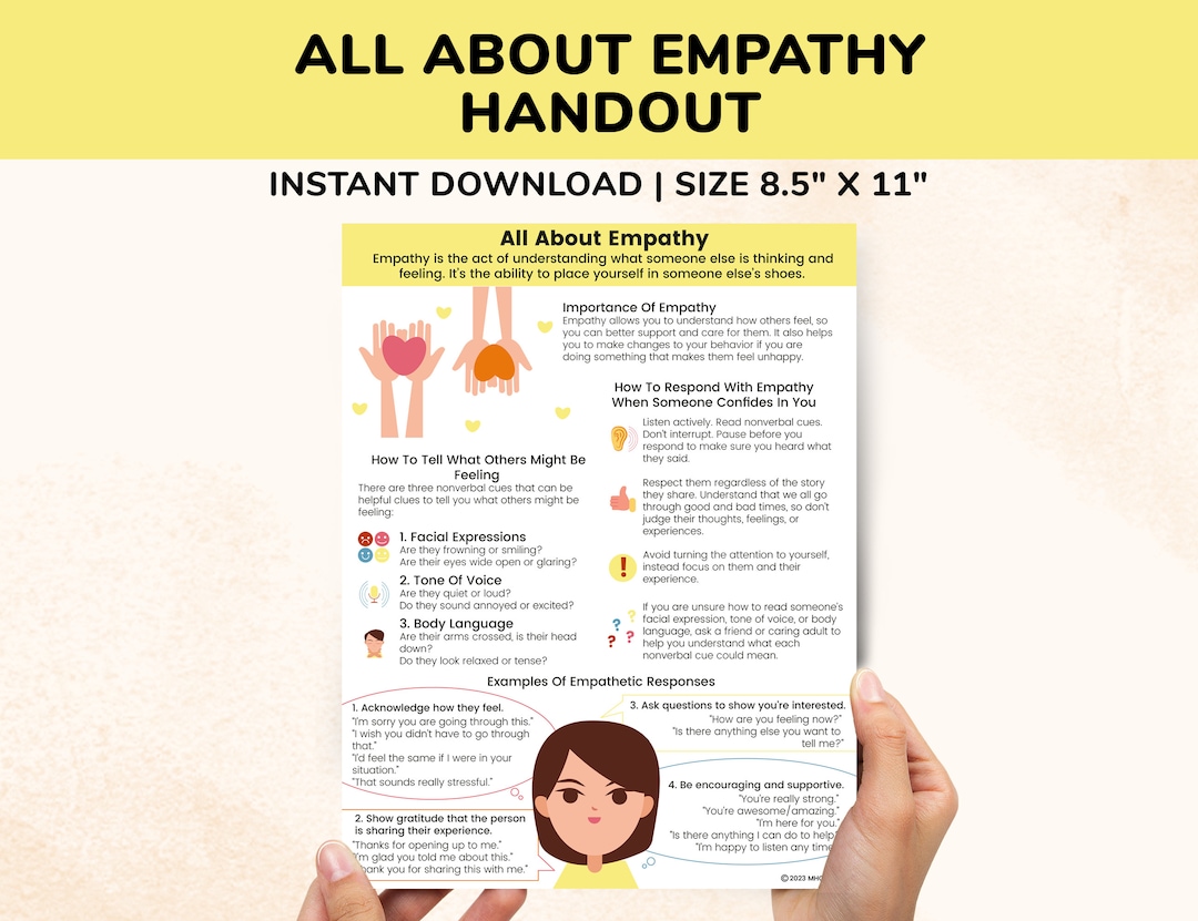 Empathy Character Education for Kids Teens Character Building Counts ...