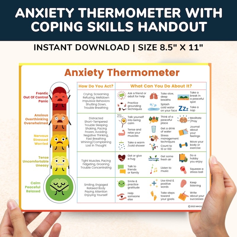 Feelings Scale and Coping Skill - Etsy