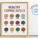 Self Care Coping Skills Alphabet Printable Poster ABC Self-care ...
