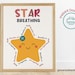 Star Mindfulness Breathing School Social Worker Office Poster for Kids ...