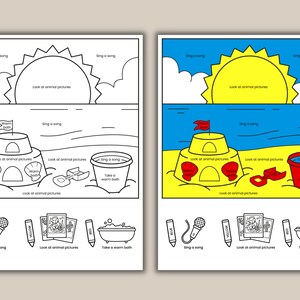 Summer Coloring Pages for Kids-color by Coping Skills Coloring - Etsy