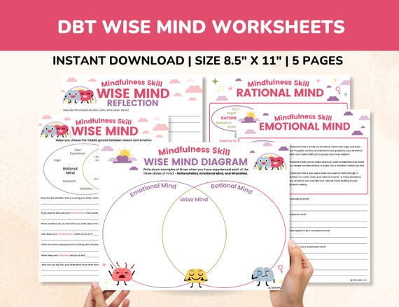 Dbt Mindfulness Worksheets DBT Mindfulness Skills (Worksheet)
