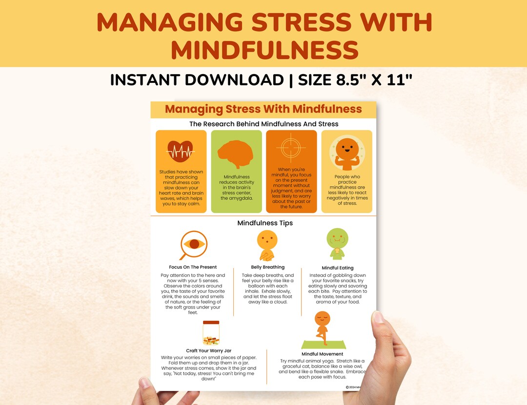 Stress Relief With Mindfulness Pdf-kids-teens-adults-stress Management ...
