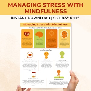 Stress Relief With Mindfulness Pdf-kids-teens-adults-stress Management ...
