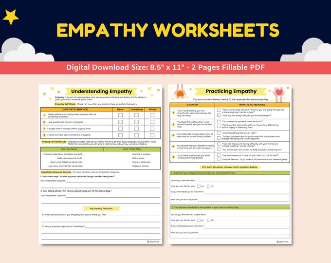 10 Child Therapy Worksheets Packet for Counseling - Etsy Canada