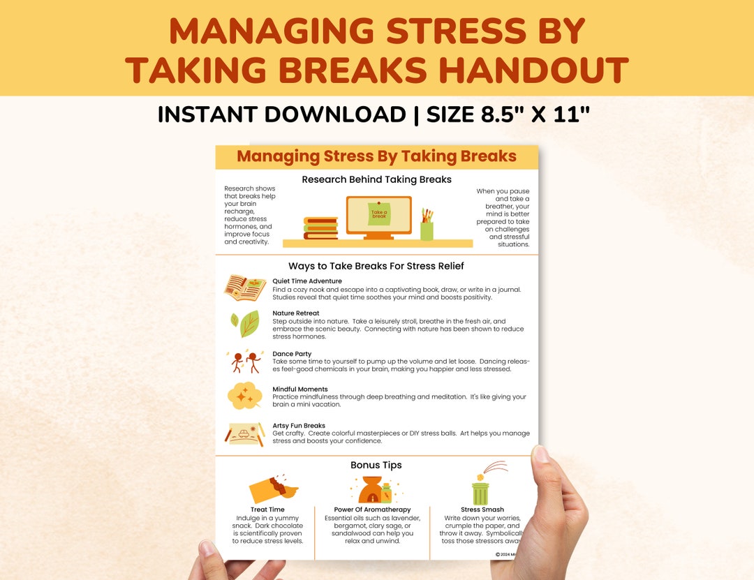 Stress Relief by Taking Breaks-calm Down Corner-calming Corner-stress ...