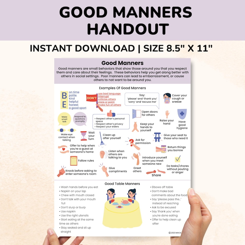 Good Manners - Etsy