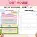 DBT House Worksheet Activity Fillable Pdf-kids, Teens, Adults ...