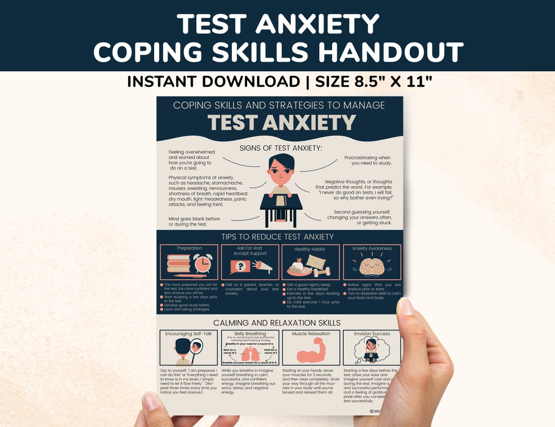 Test Anxiety Coping Skills Strategies to Manage Reduce Test Anxiety ...