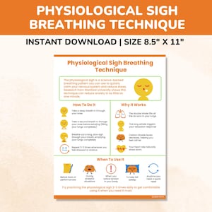 Physiological Sigh Breathing Technique-coping Skills for Kids Teens ...