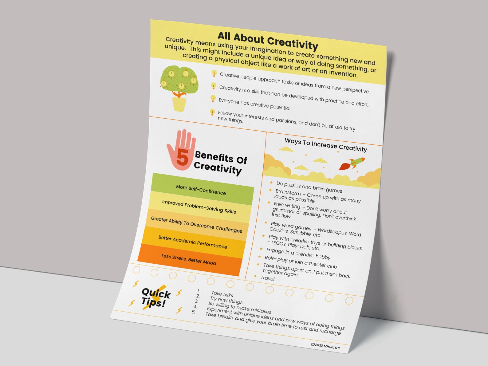 Creativity Character Education for Kids Teens Character Building Counts ...