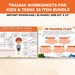 Trauma PTSD Worksheets 20 Item Printable Bundle for Kids & Teens-child ...