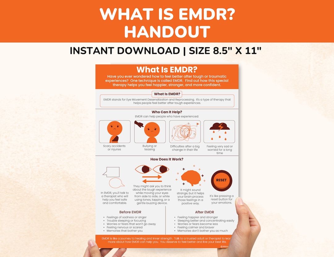 What is EMDR Therapy for Trauma-ptsd-anxiety-therapy Handout Kids Teens ...