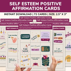 Self-esteem Coping Skills for Kids & Teens Bundle-self Confidence ...