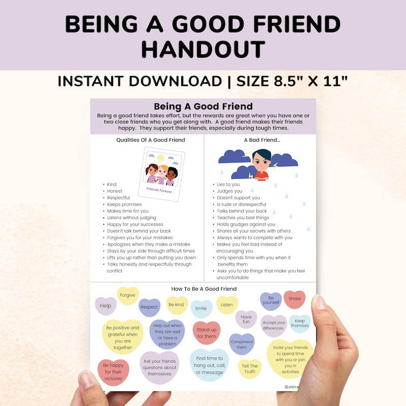 Small Friendship Poster - Etsy