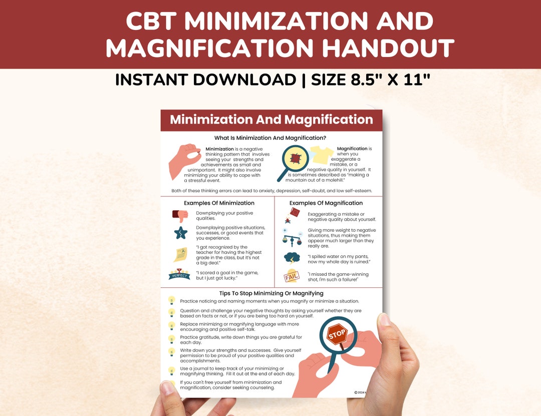 CBT Minimization & Magnification Cognitive Distortions-automatic ...