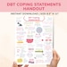 DBT Interpersonal Effectiveness Coping Skills Printable Handout Poster ...
