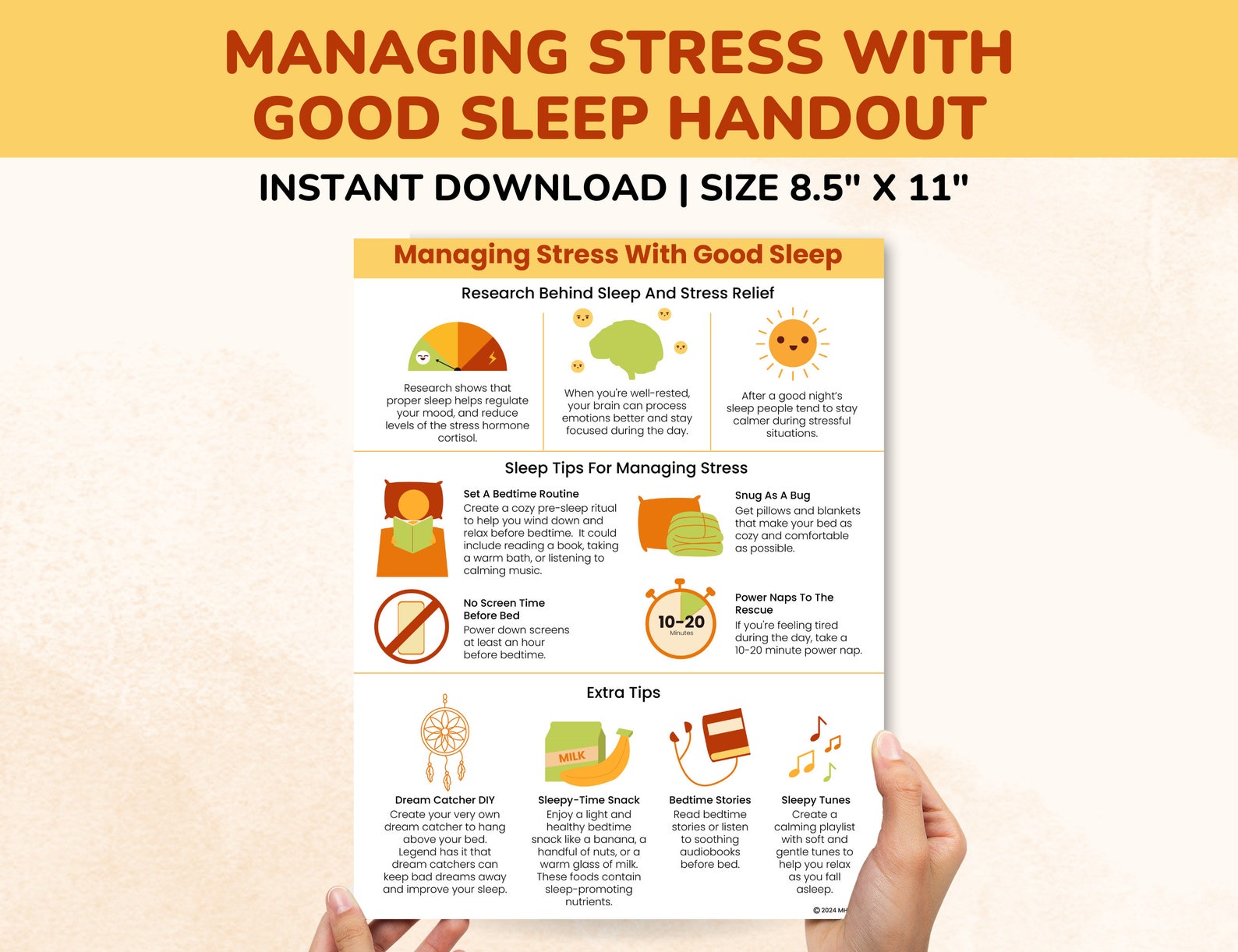 Stress Relief With Good Sleep Pdf-kids-teens-adults-stress Management ...