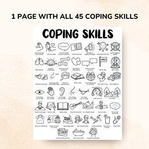 Halloween Color by Coping Skills Coloring Pages Book Printable for Kids ...