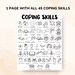 Halloween Color by Coping Skills Coloring Pages Book Printable - Etsy