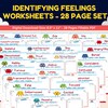 Daily Feelings Check in Emoji Printable Worksheet for Kids-identifying ...