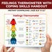 Feelings/emotions Check in CBT Worksheet for Kids-exploring My Emotions ...
