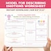 DBT Model for Describing Emotions Worksheets 2-pages-model of Emotions ...