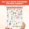 Coping Skills Poster - 101 Coping Skills for Teens Printable Handout ...