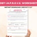 DBT IMPROVE the Moment Worksheets 2-pages-distress Tolerance Skills ...